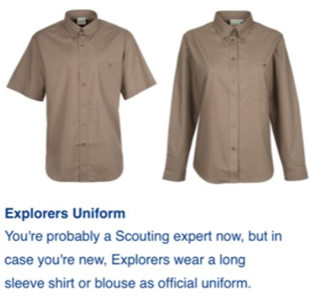 Explorer Uniform – Official Stockists